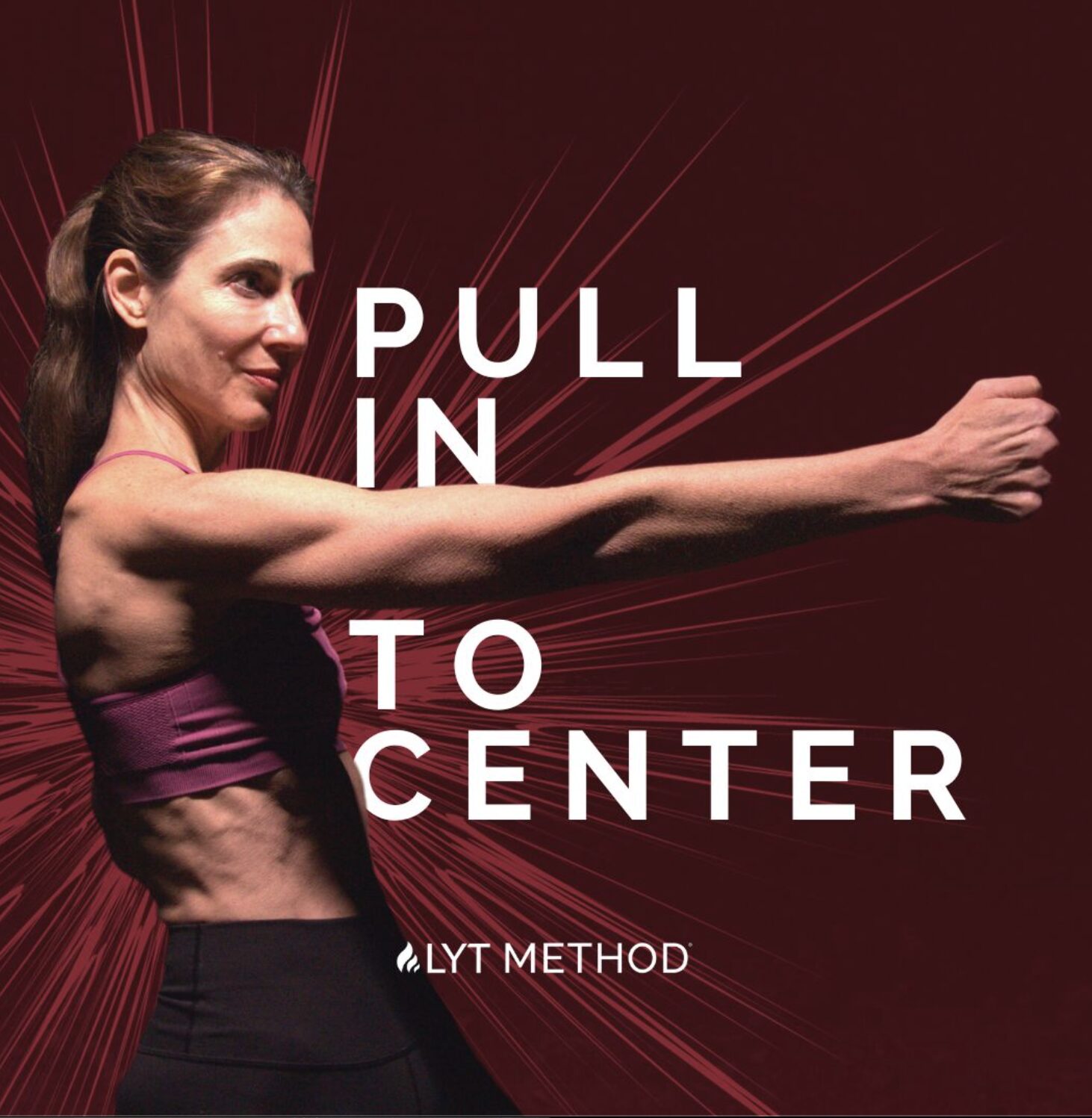 Pull into center but open your rib cage first - LYT Yoga